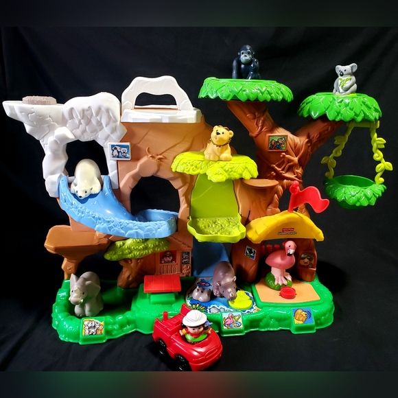 Fisher-Price | Toys | Fisherprice Little People Zoo Talkers Jungle Set ...